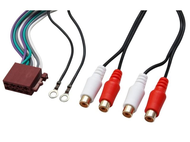 AIV High Low Level Adapter 4-Kanal ISO auf Cinch